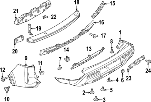 Bumper & Components - Rear for 2025 Nissan Pathfinder | QuirkParts
