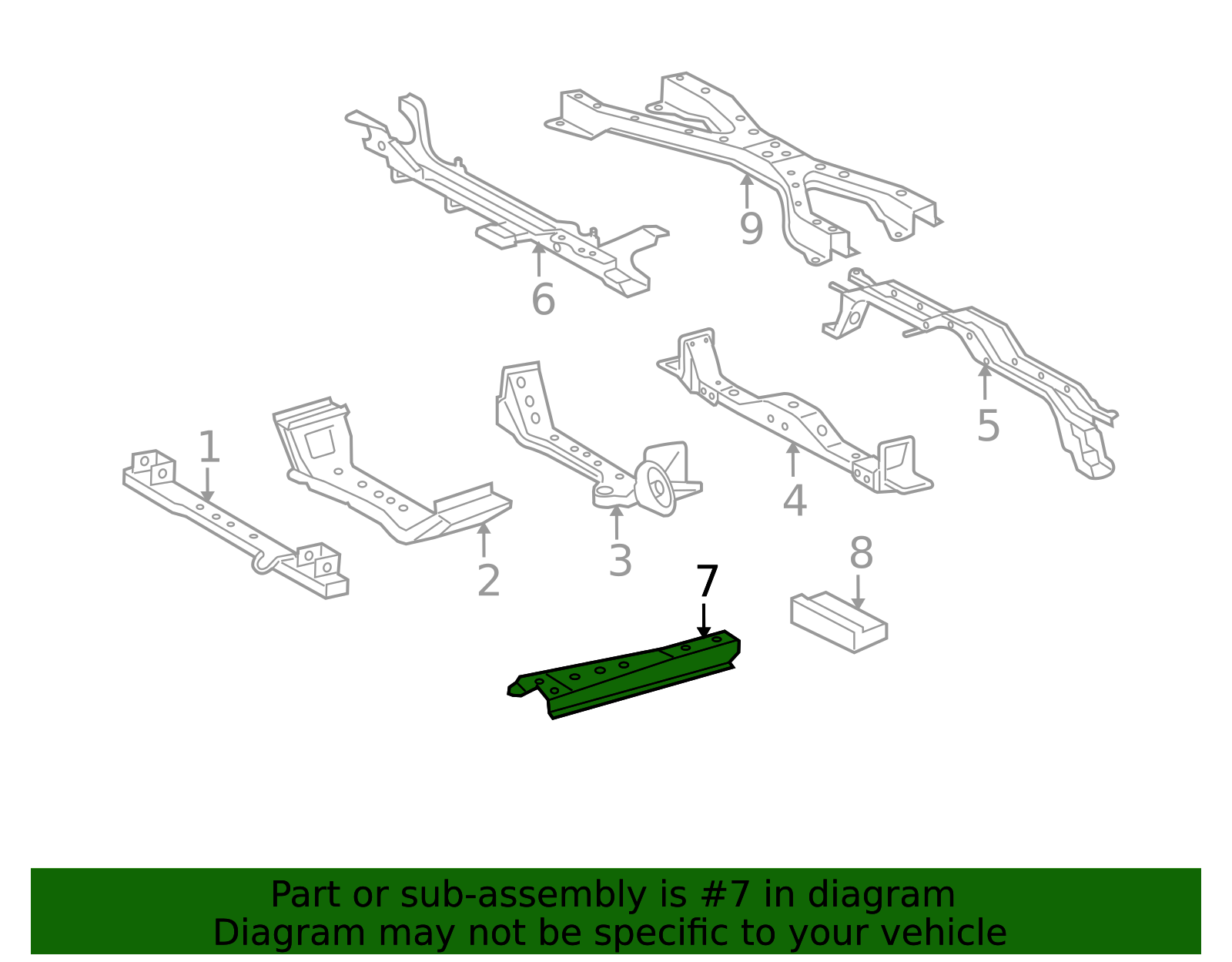 51403-04010 - High-Quality Chassis Frame Reinforcement for 2005-2014 ...