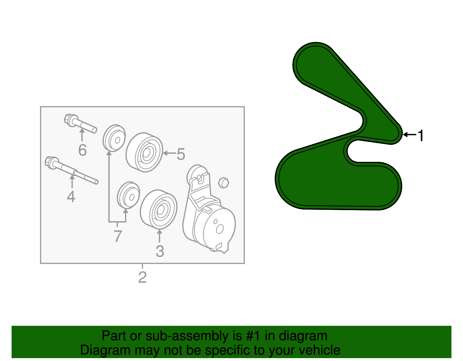 Genuine OEM Acura - Serpentine Belt Part# 38920-RCA-A01 | Acura Parts ...