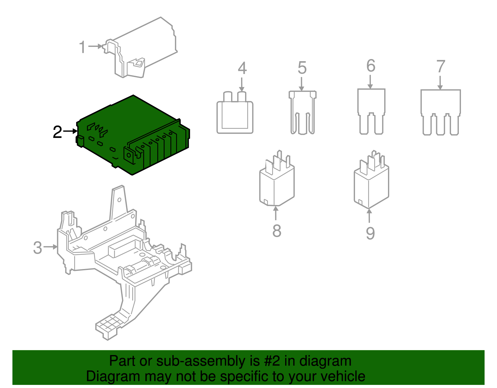 2018-2020 Ford Expedition Fuse Box LL1Z-14A068-B | Varsity Ford