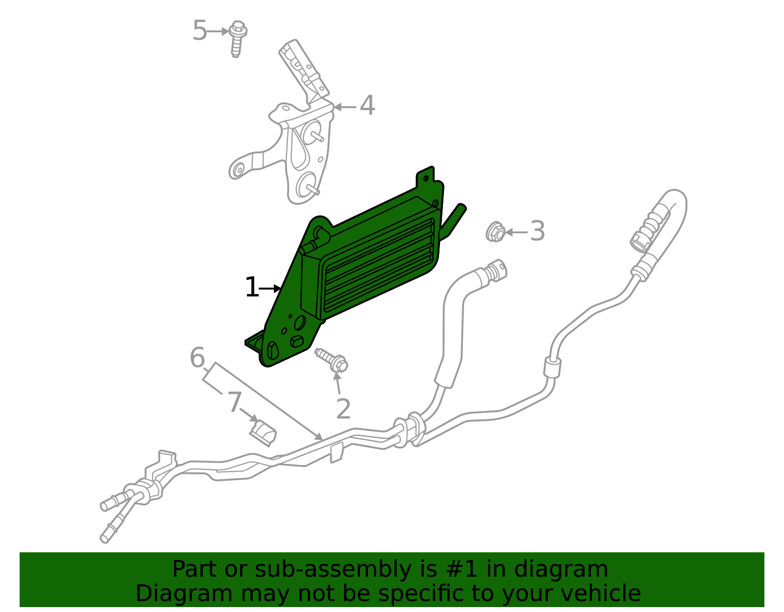 ML3Z-7869-C - Trans Cooler 2021-2025 Ford | Ford Parts Direct