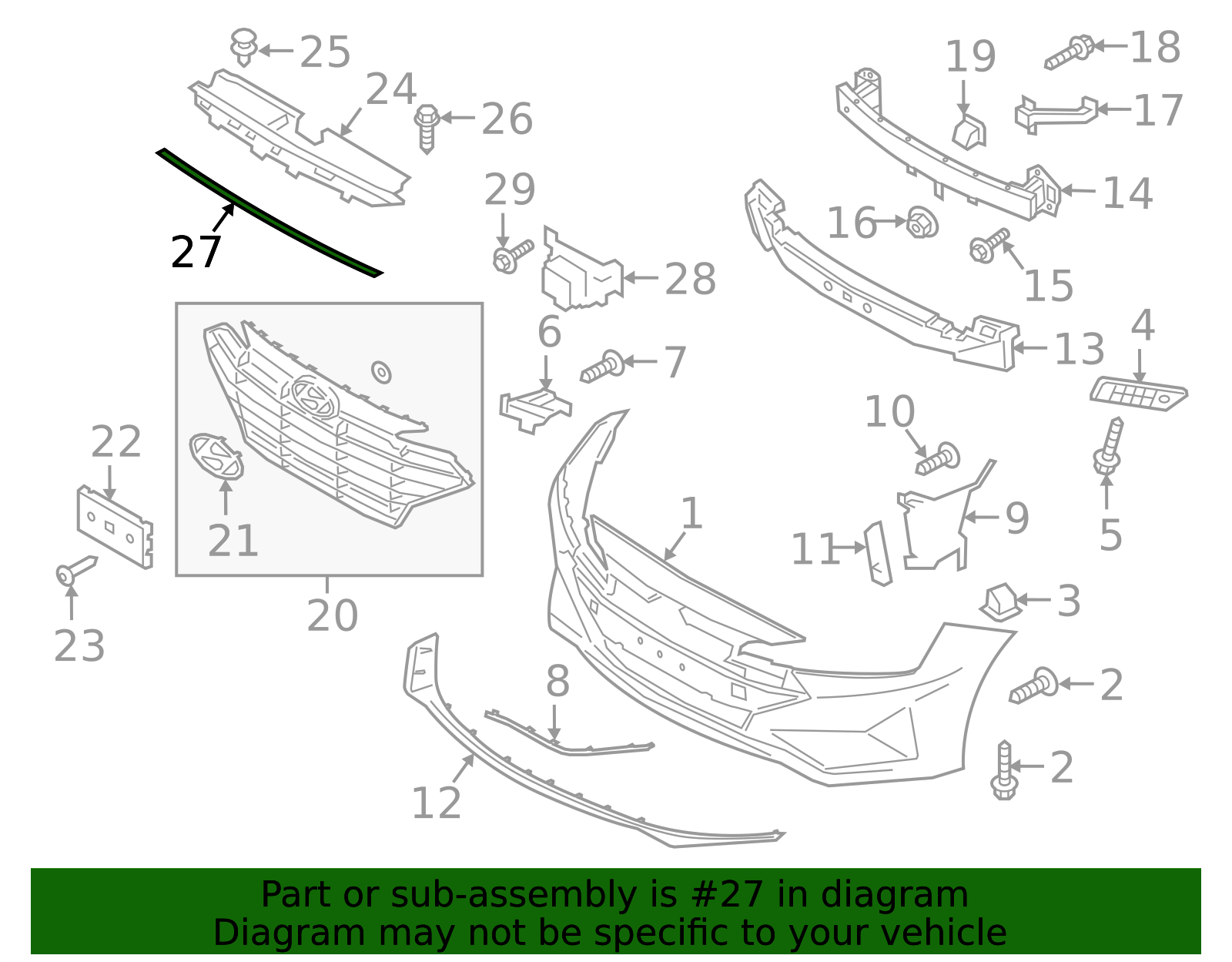 Seal Strip 86357-F3500 | OEM Parts Online