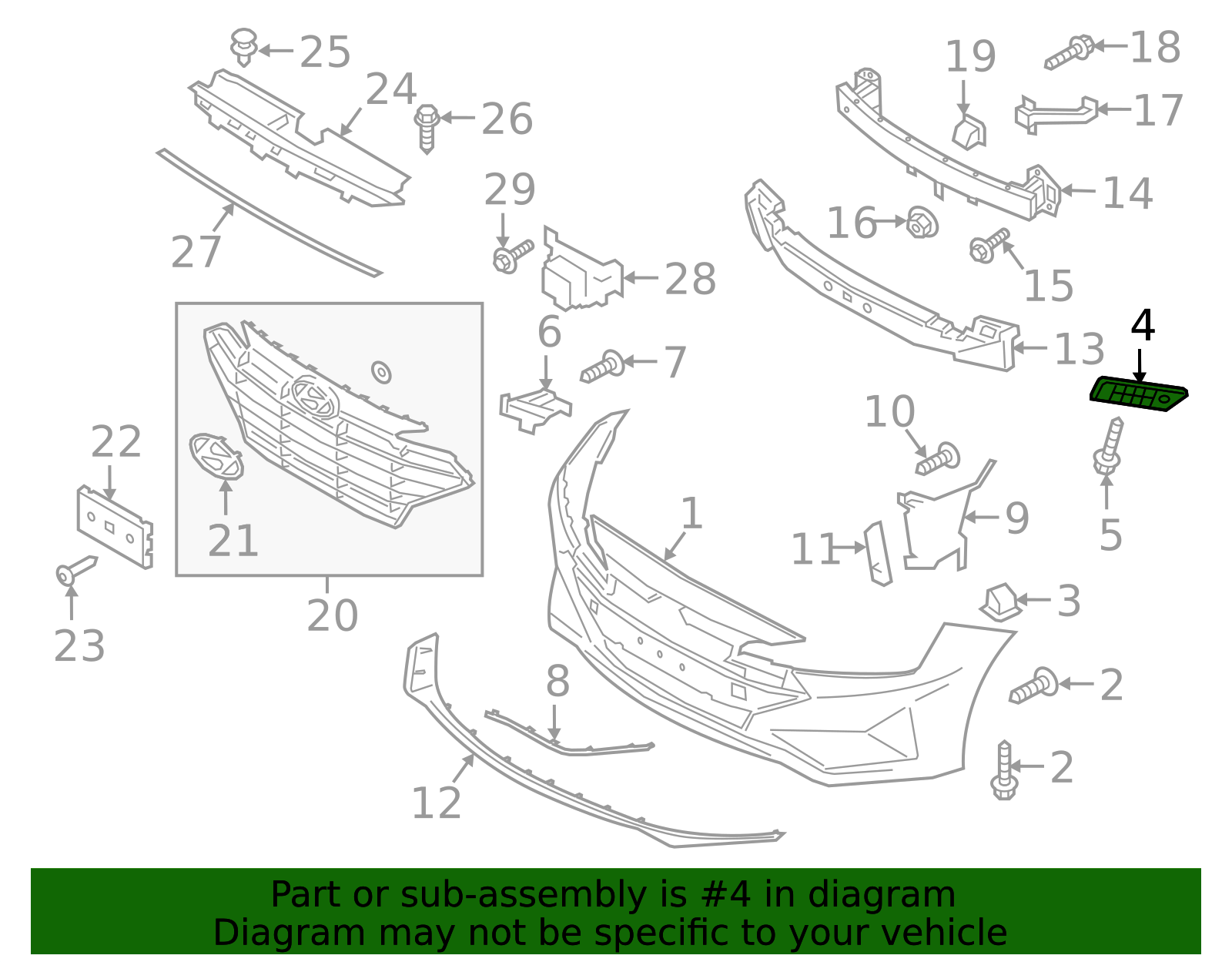 2019-2020 Hyundai Elantra Side Retainer 86514-F3500 | World OEM Parts ...