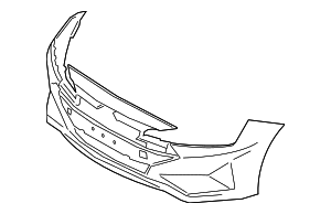 2019-2020 Hyundai Elantra Bumper Cover 86511-F3500 | OEM Hyundai Parts