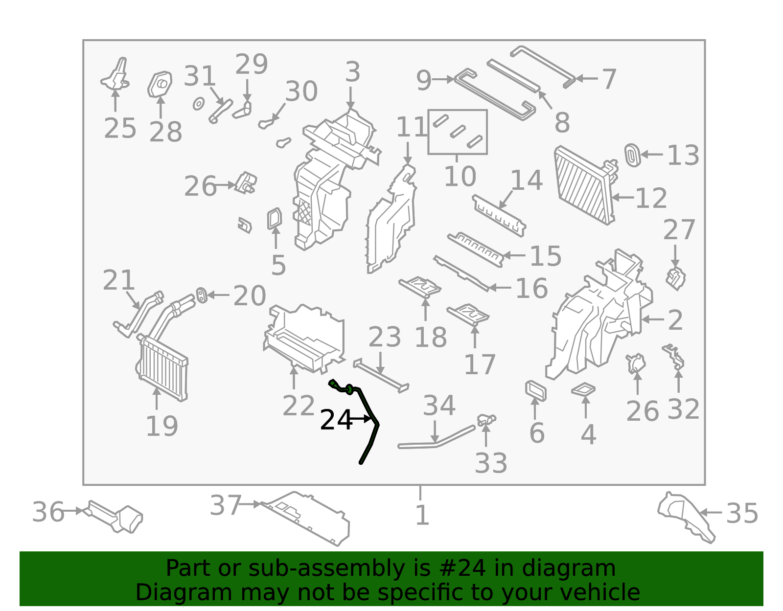 2019-2020 Hyundai Santa Fe Drain Hose 97173-S2000 | OEM Parts Online