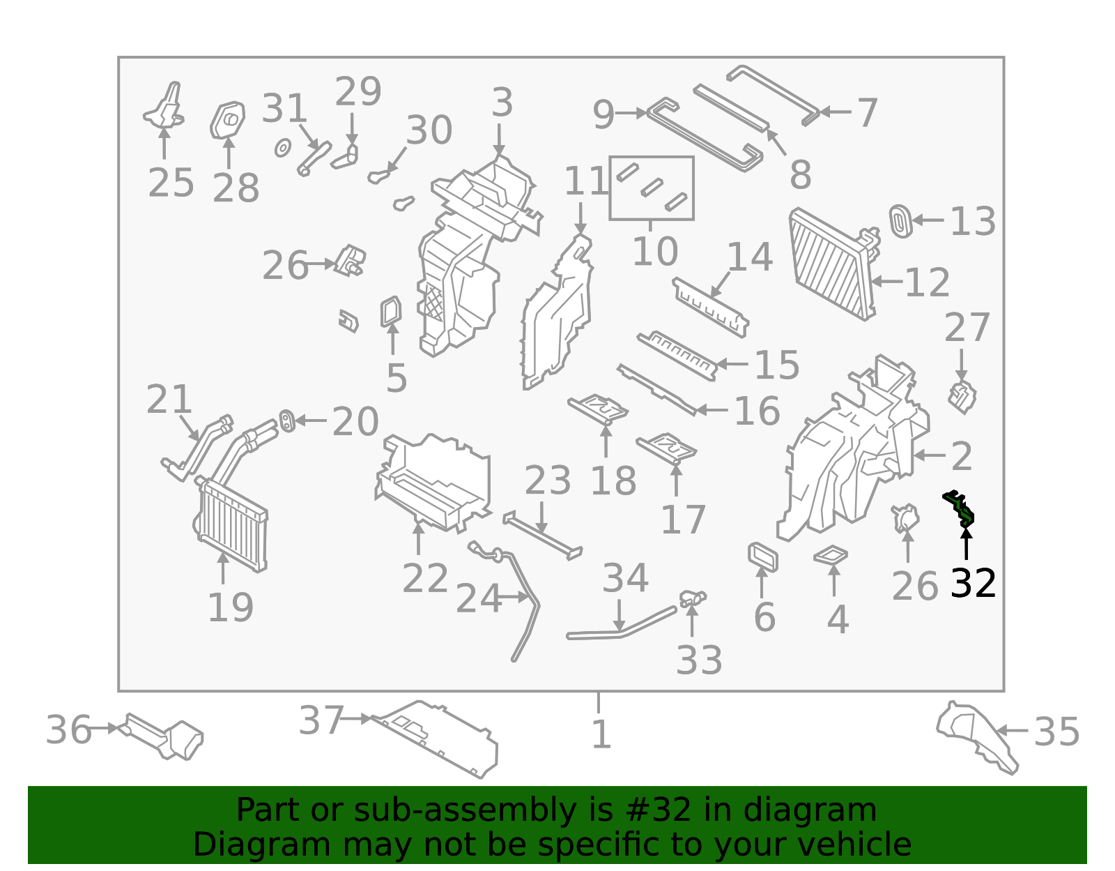 2019-2020 Hyundai Santa Fe Thermostatic Switch 97614-S1000 | OEM Parts ...
