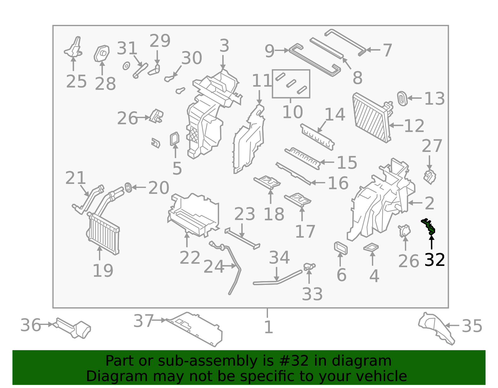 2019-2020 Hyundai Santa Fe Thermostatic Switch 97614-S1000 | OEM Parts ...