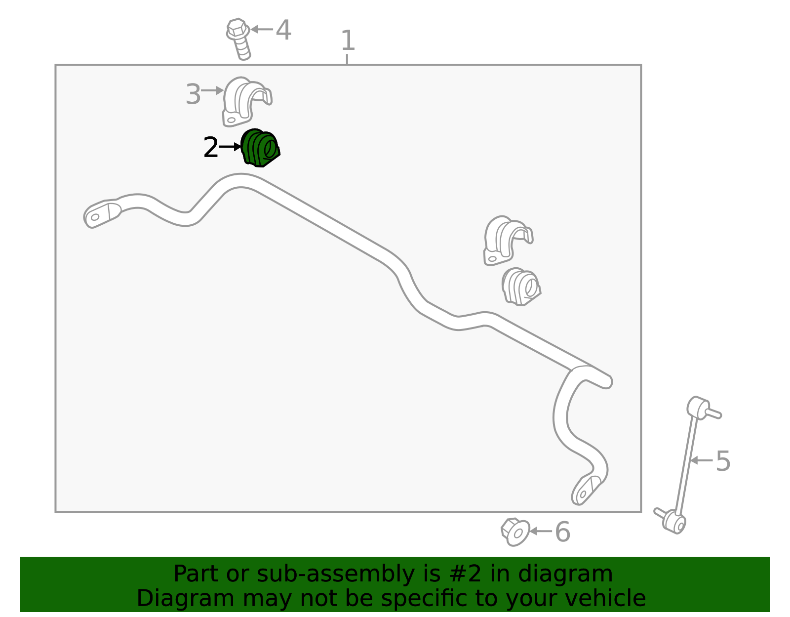 54813-2T000 - Stabilizer Assembly Bushing 2012-2024 Kia | Kia.Parts Store
