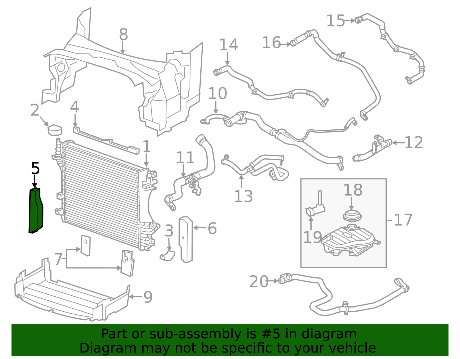 C2Z16974 - High-Quality Radiator Air Seal for AutoNation Parts