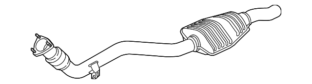 2017-2019 Audi Q7 Front Muffler 4M0-253-300-N | OEM Parts Online