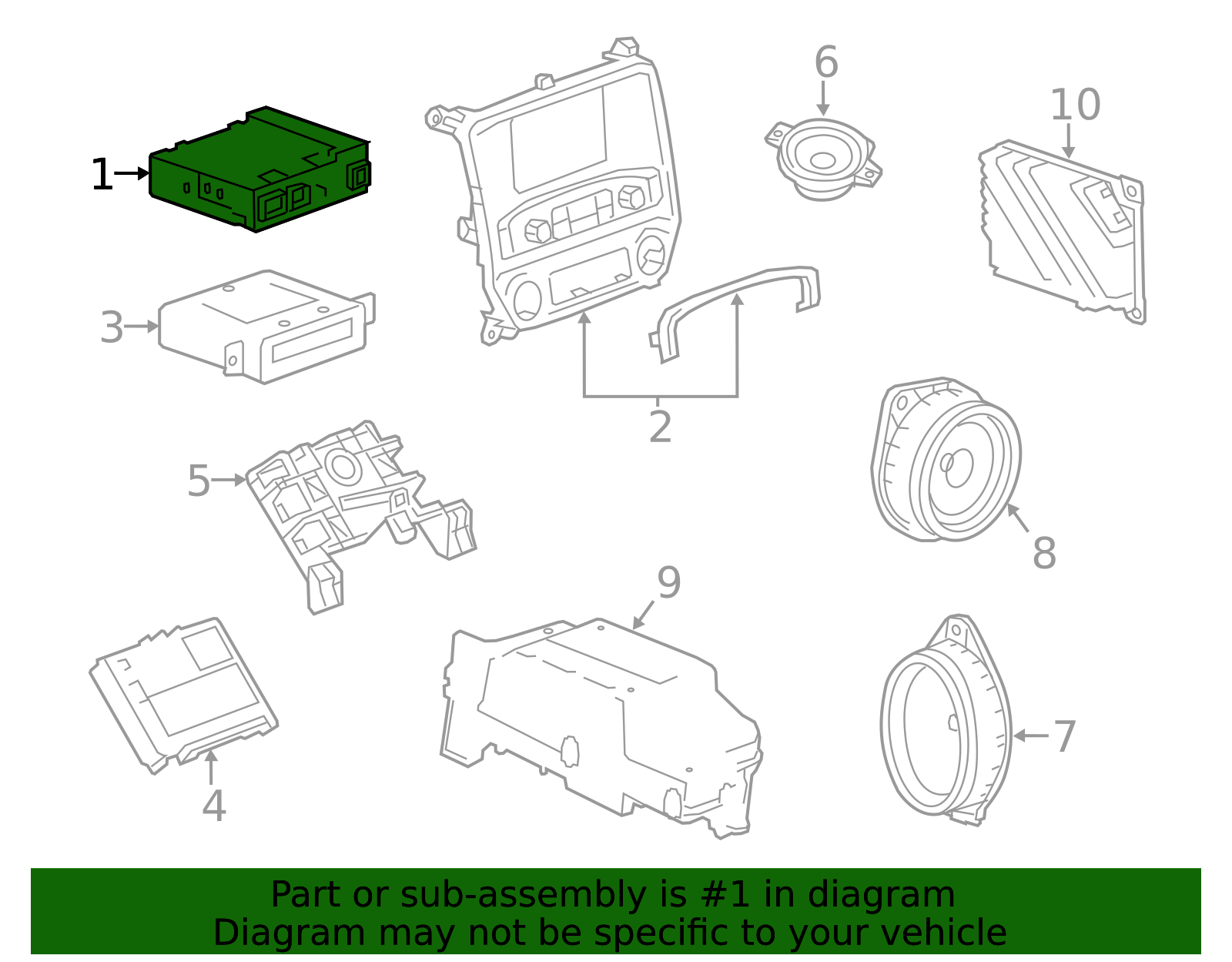 2014-2016 GM Tuner 84160395 | Capital Chevy Parts