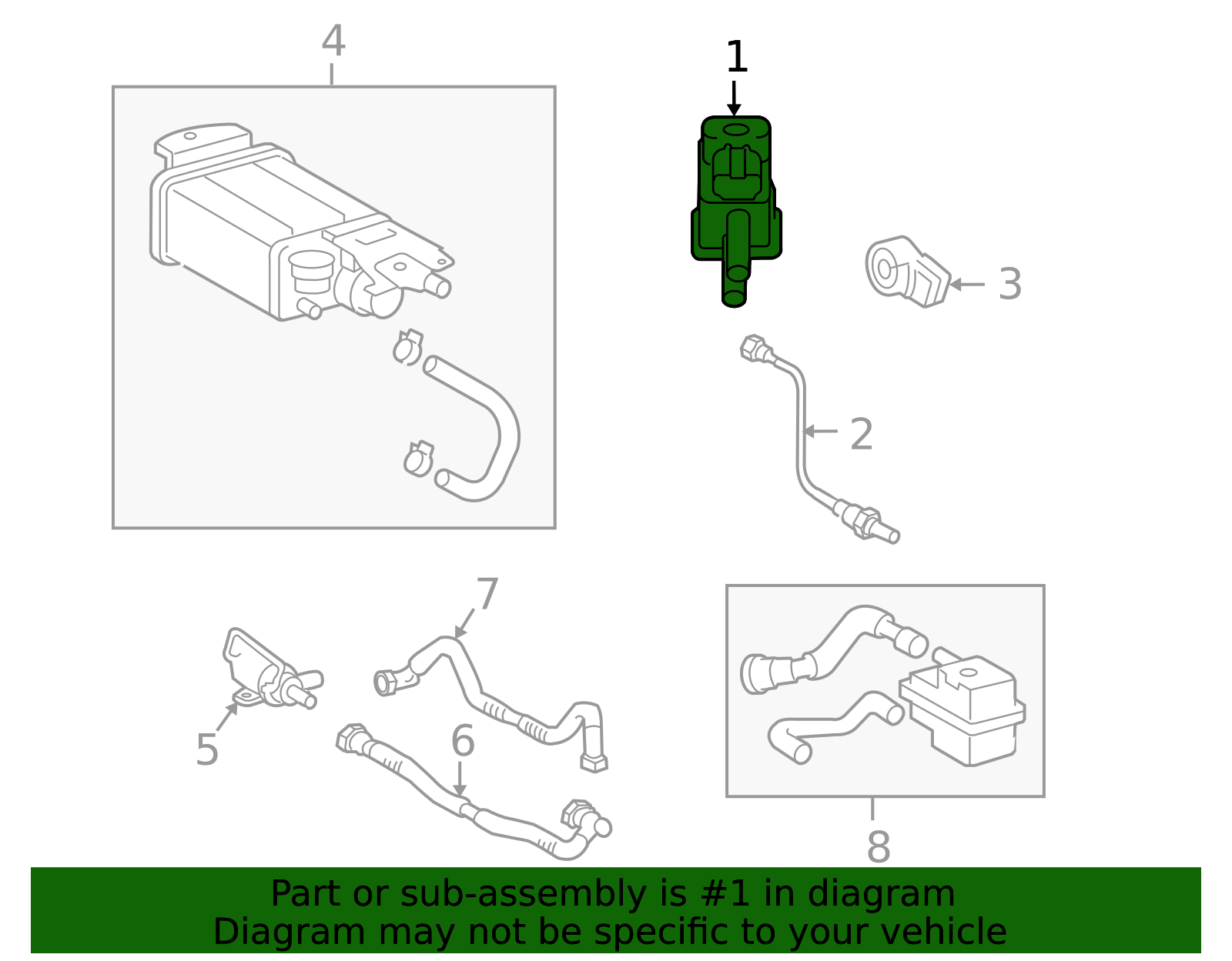 25860-0H080 - Egr Vacuum Delay Valve - 2007-2011 Toyota Camry | NUCAR ...