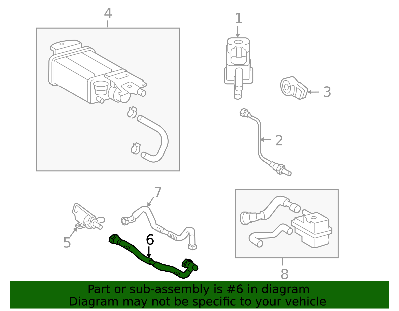 Genuine Official Toyota Evaporative Emissions System Lines part# 77404 ...