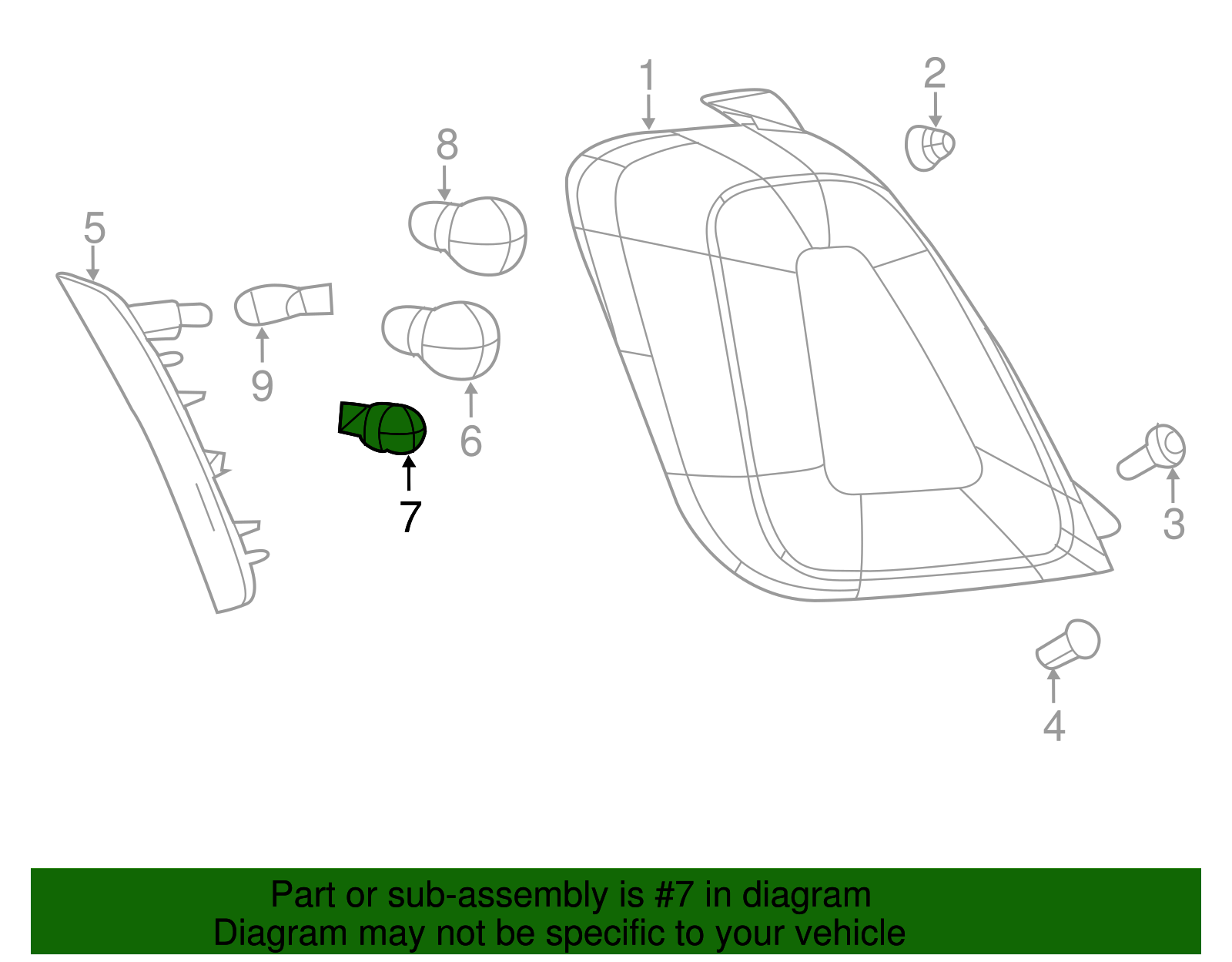 2005-2024 Mopar Bulb L0921KW16W | Mopar Parts Canada