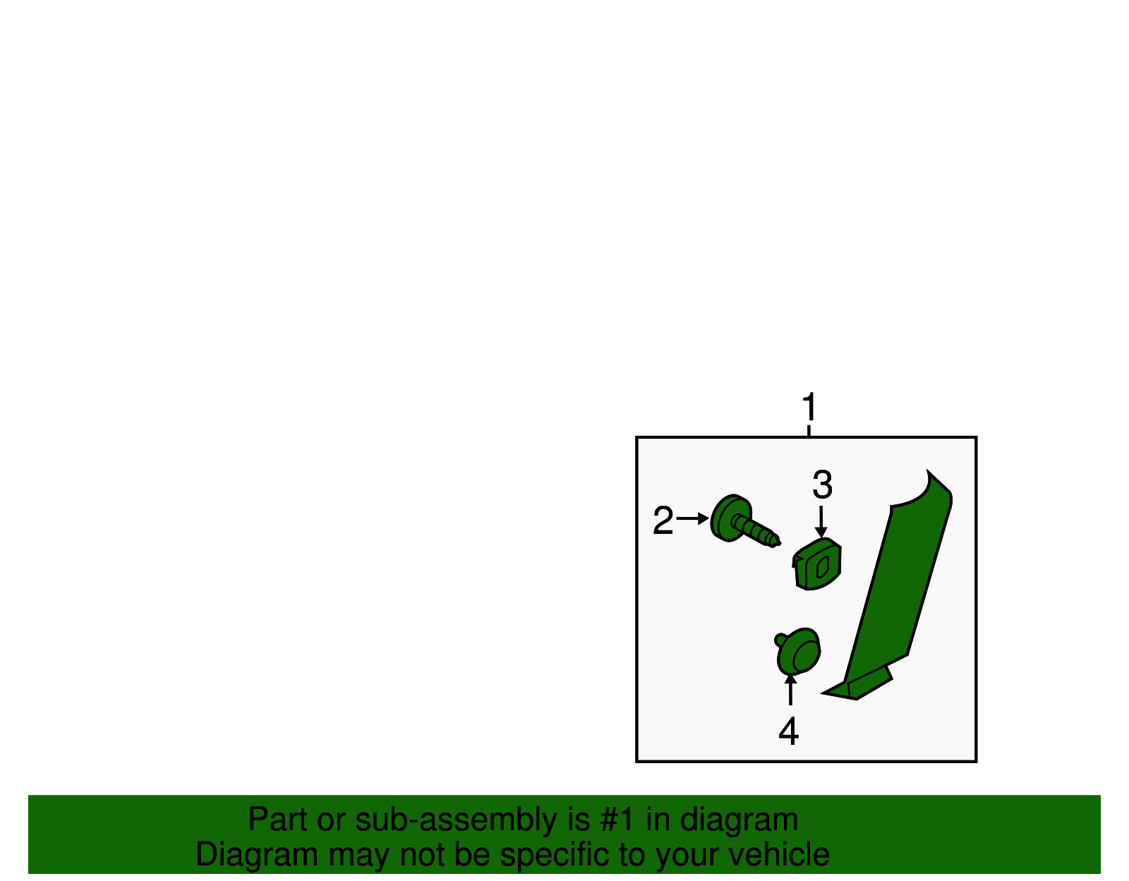 2015-2019 Subaru Outback Side Molding 91112AL58A | Subaru Parts Guys