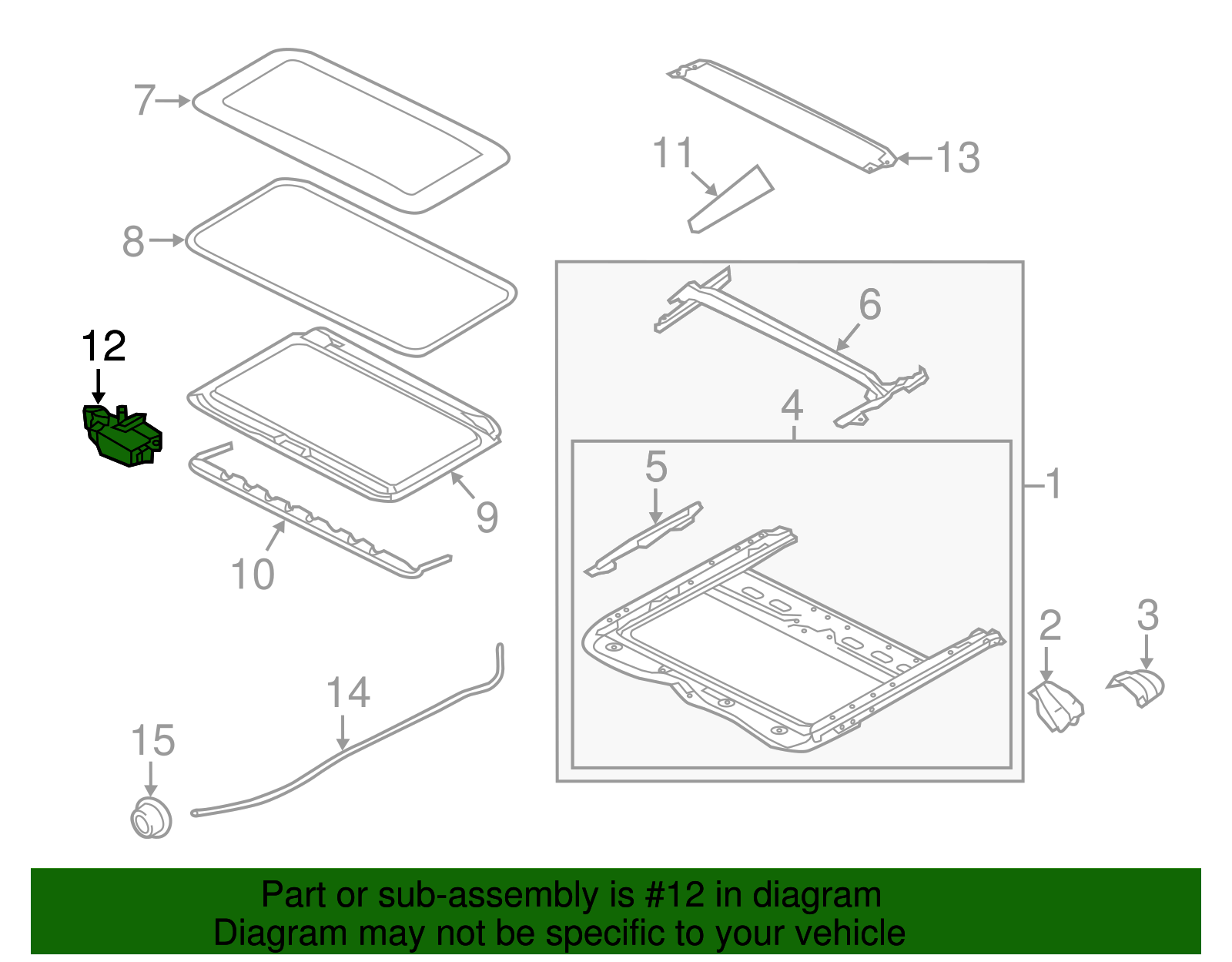 2013-2020 Nissan Pathfinder Motor 91295-3JA0A | Bill Kay Nissan Parts