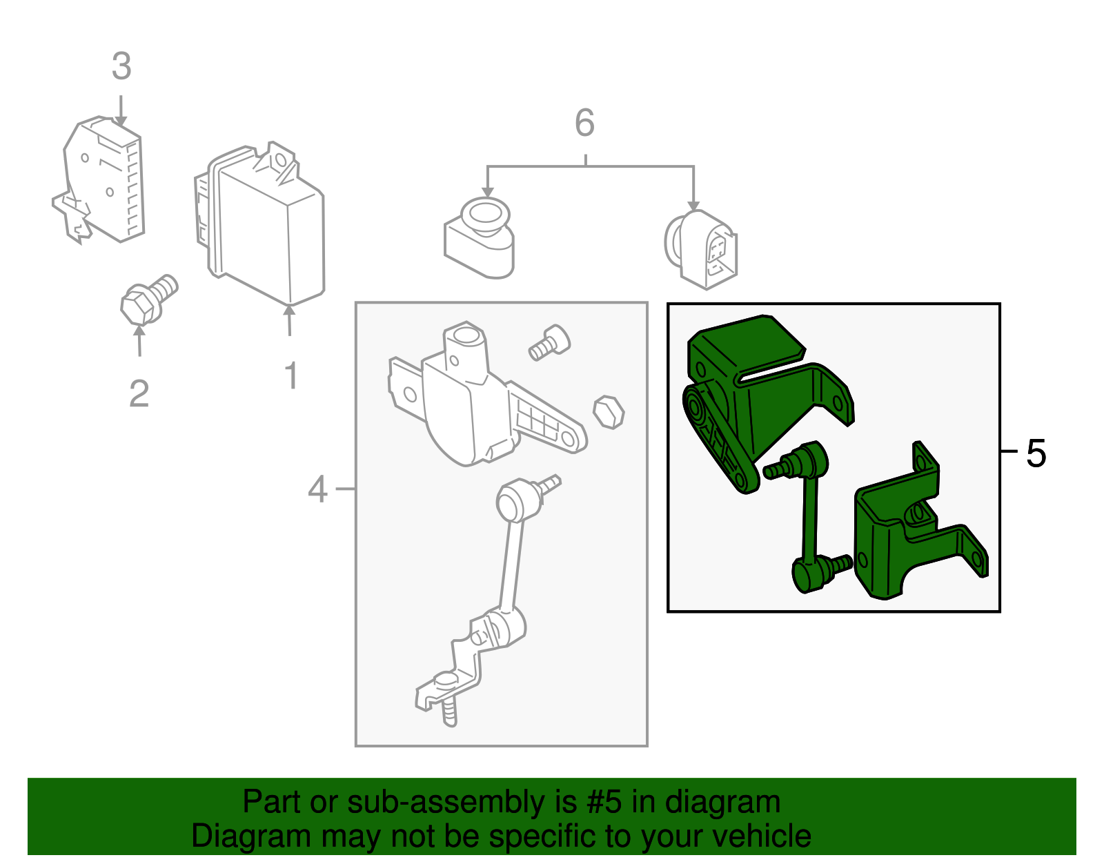 8J0-941-309-A - Height Sensor 2008-2015 Audi | Audi OEM Parts Guy