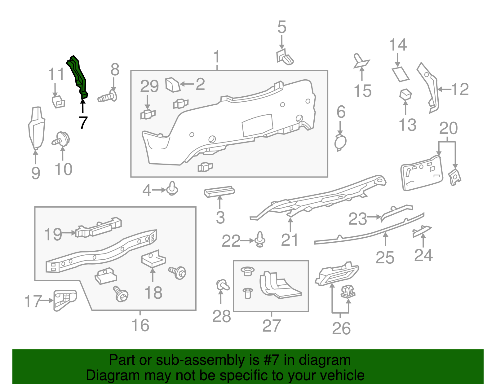 52158-11010 - 2018-2024 Lexus - Upper Support | My L Parts