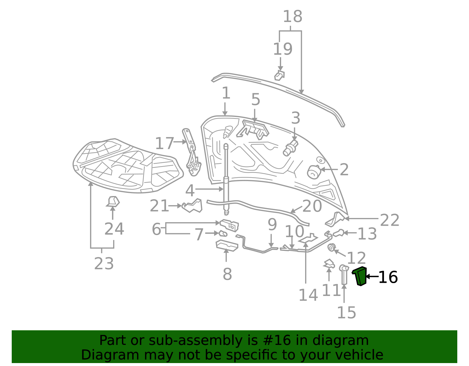 2005-2018 Volkswagen Bracket 1K1-823-633-B | OEM Parts Online
