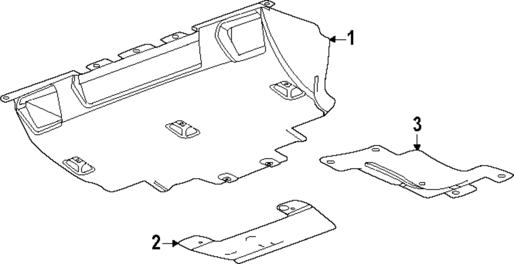 2023-2025 Chevrolet Colorado Splash Shield 84743988 | GM Parts Center
