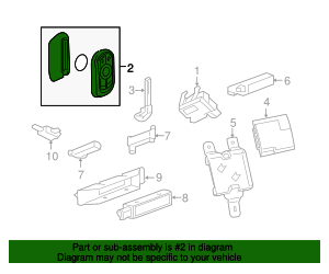 2023-2024 GMC Terrain Transmitter 13547801 | GM Parts Center