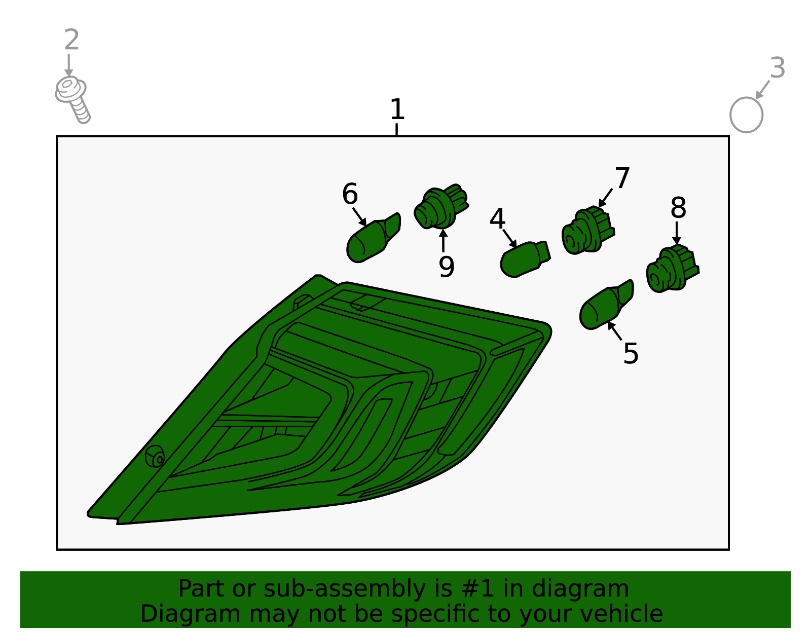 OEM 2016-2021 Honda Civic Combo Lamp Assembly 33550-TBA-A01 | Honda ...