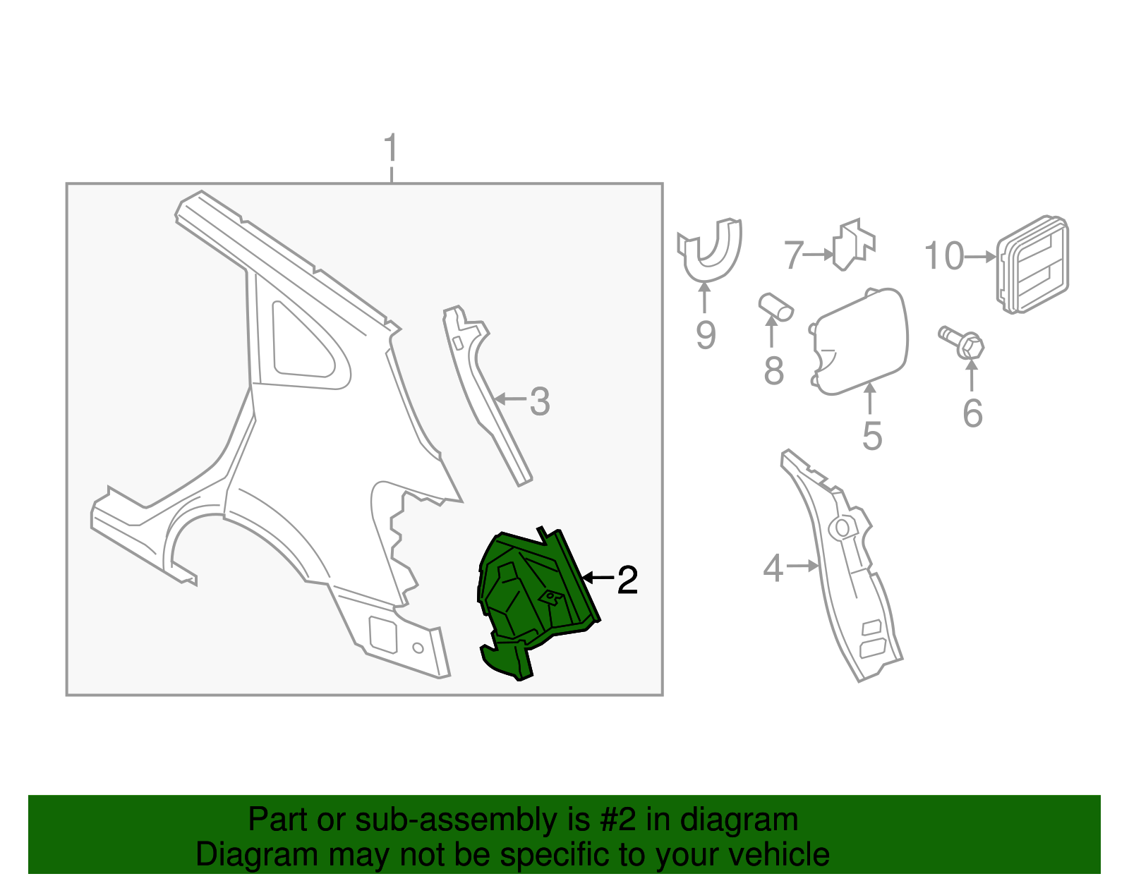 2008-2015 Nissan Tail Lamp Panel 78141-JM00A | Nissan Parts Central