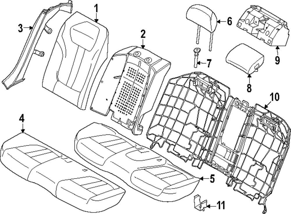 2023-2025 BMW Headrest Guide 52-20-5-A33-D15 | BMW Parts Online Hub