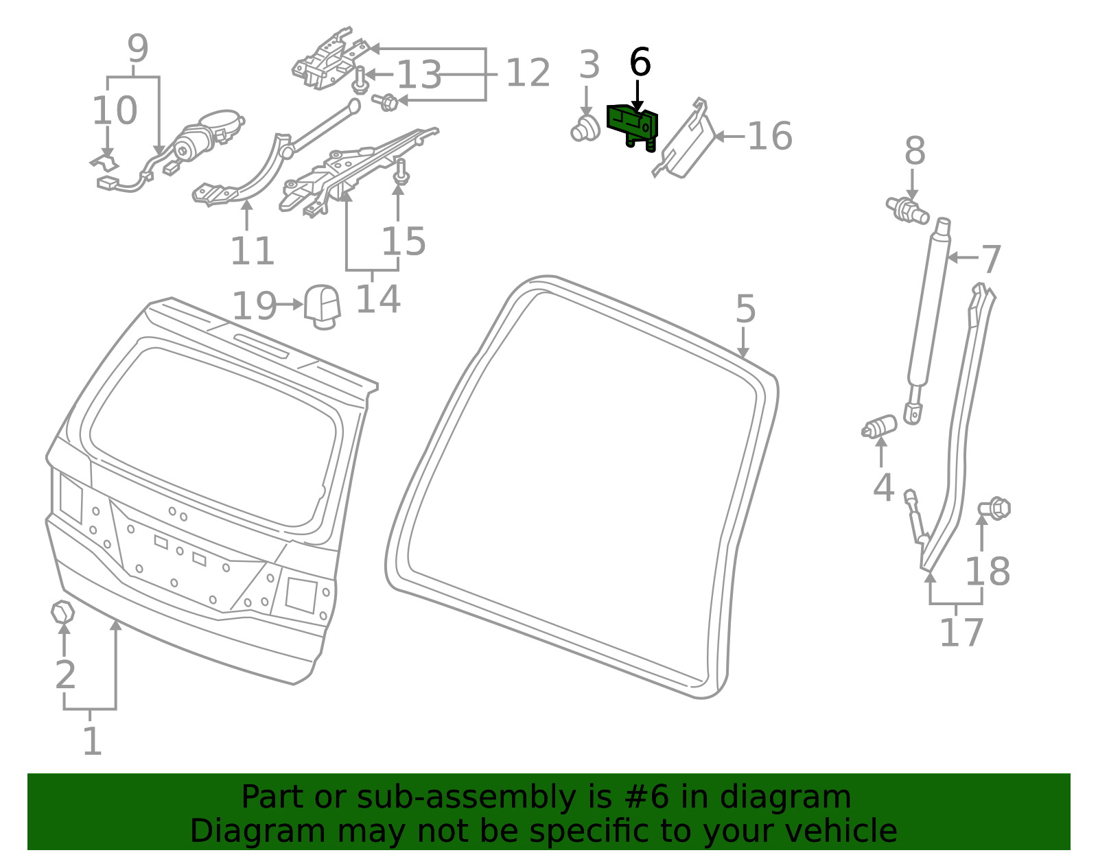 68210-SHJ-A71ZZ - Hinge 2008-2010 Honda Odyssey | Honda Parts Online