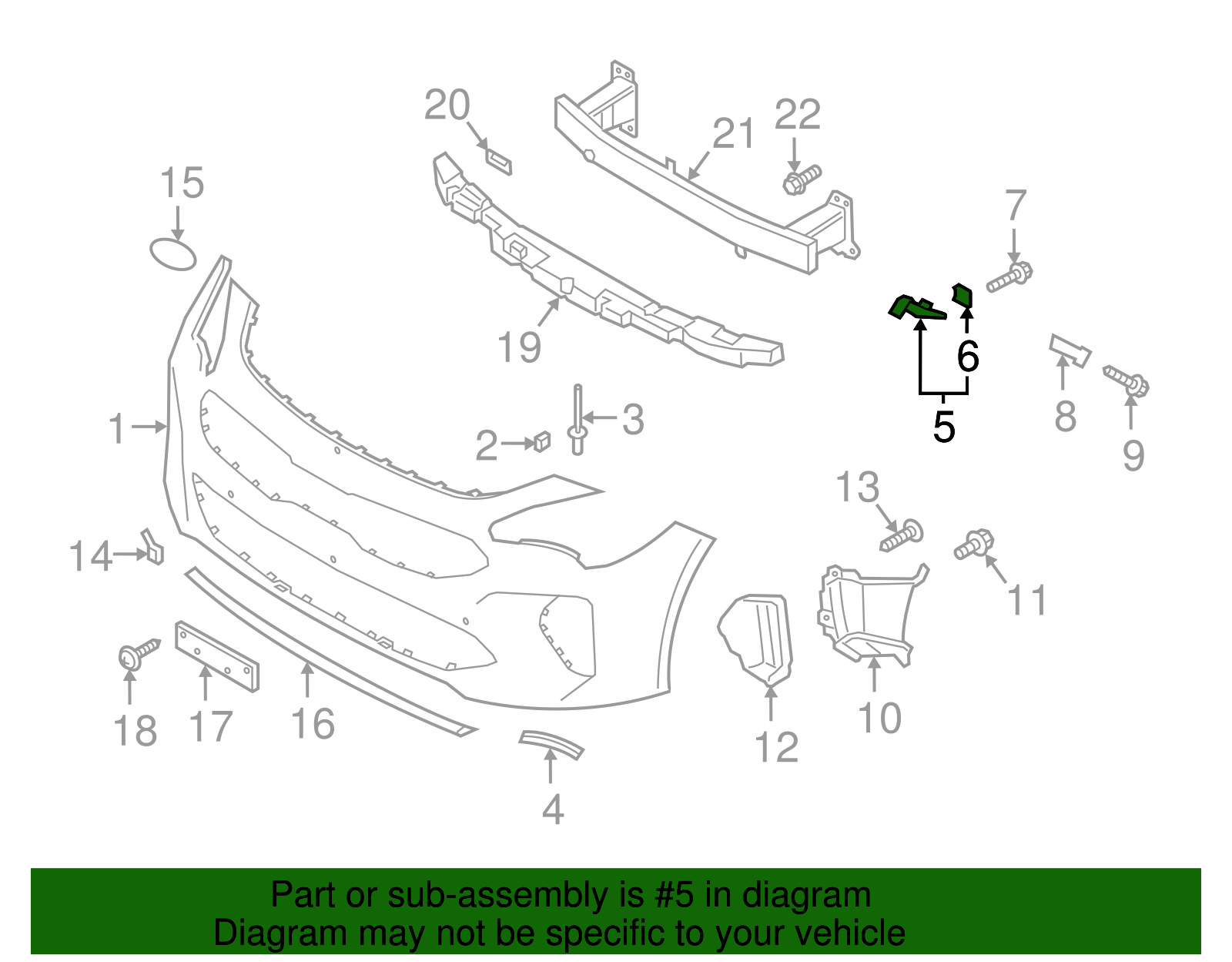 86553-J5000 - Upper Bracket 2018-2023 Kia Stinger | Kia.Parts Store