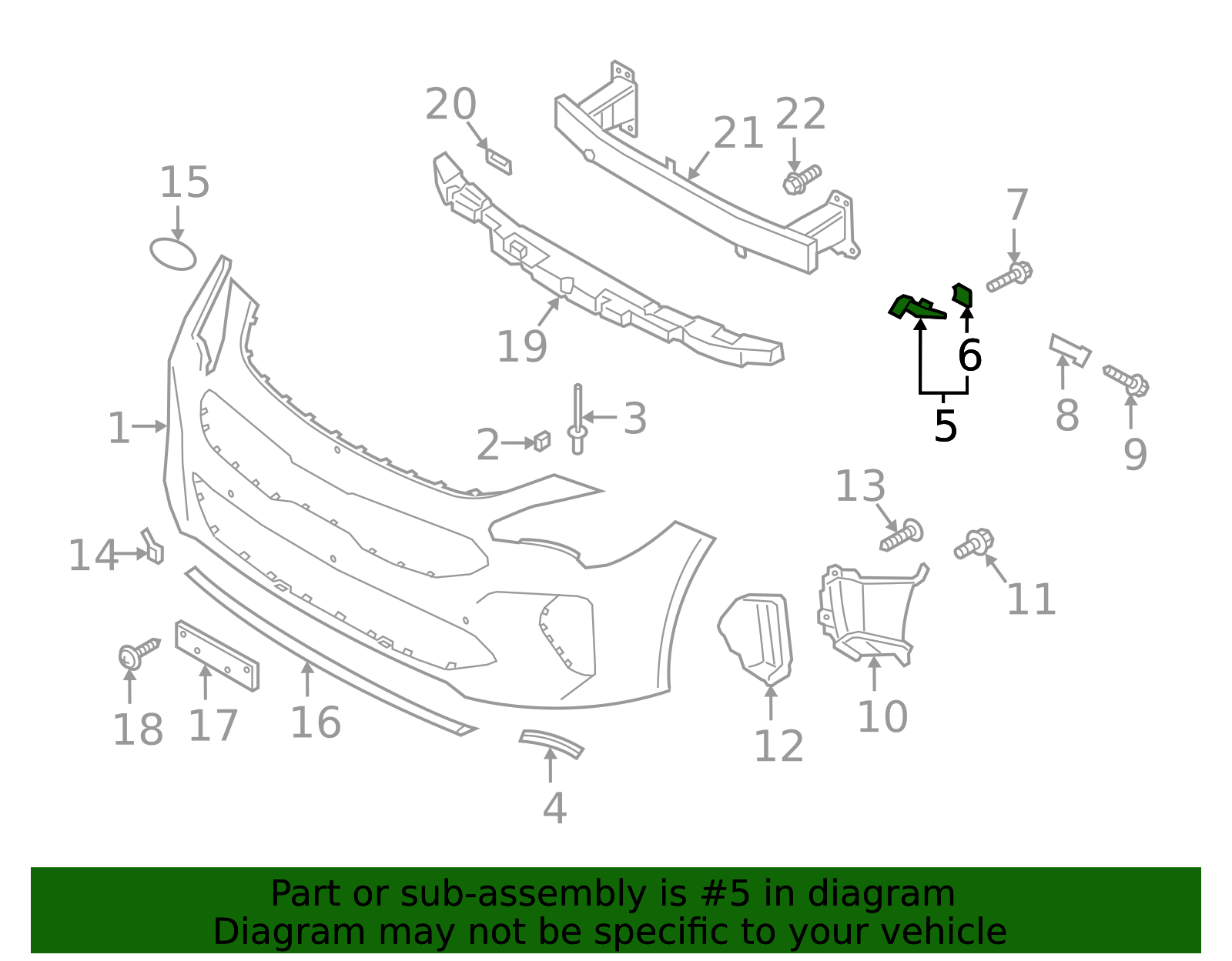 2018-2023 Kia Stinger Upper Bracket - Passenger Side (RH) 86554-J5000 ...