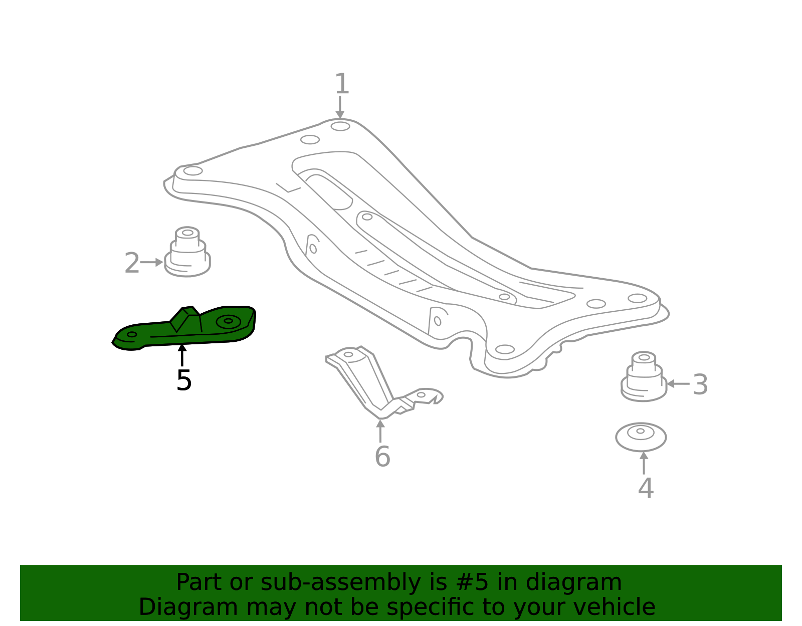 52203-33041 - High-Quality Suspension Subframe Crossmember Brace for ...