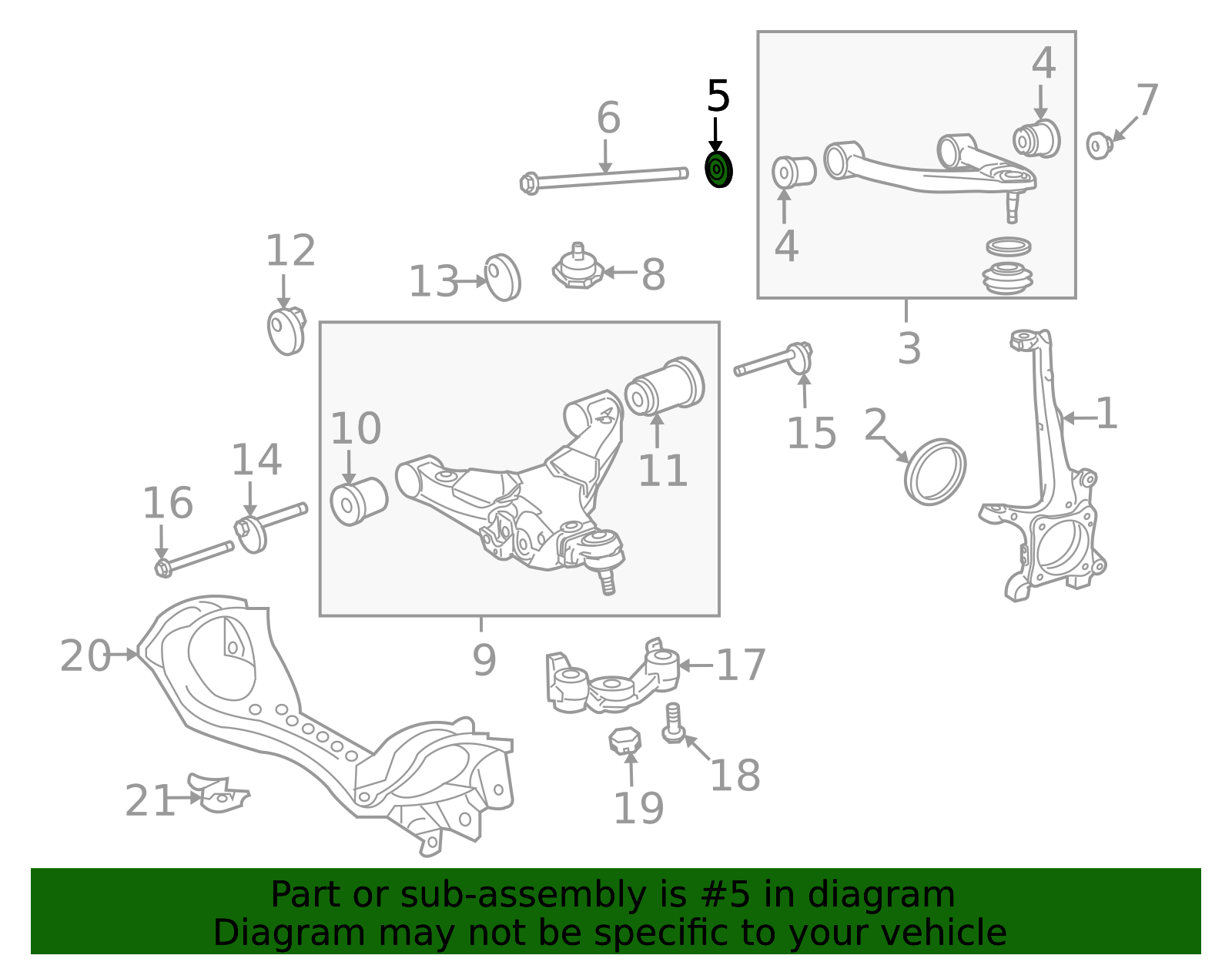 2008-2025 Toyota Upper Control Arm Retainer 90948-02194 | OEM Parts Online