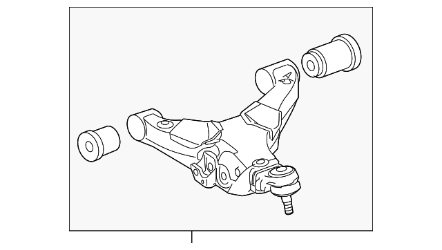 2008-2021 Toyota Land Cruiser Lower Control Arm 48069-60030 | OEM Parts ...