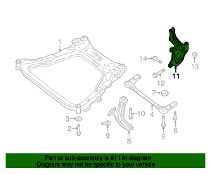 2017-2023 Nissan Knuckle 40014-4CE0A | Nissan Parts Store