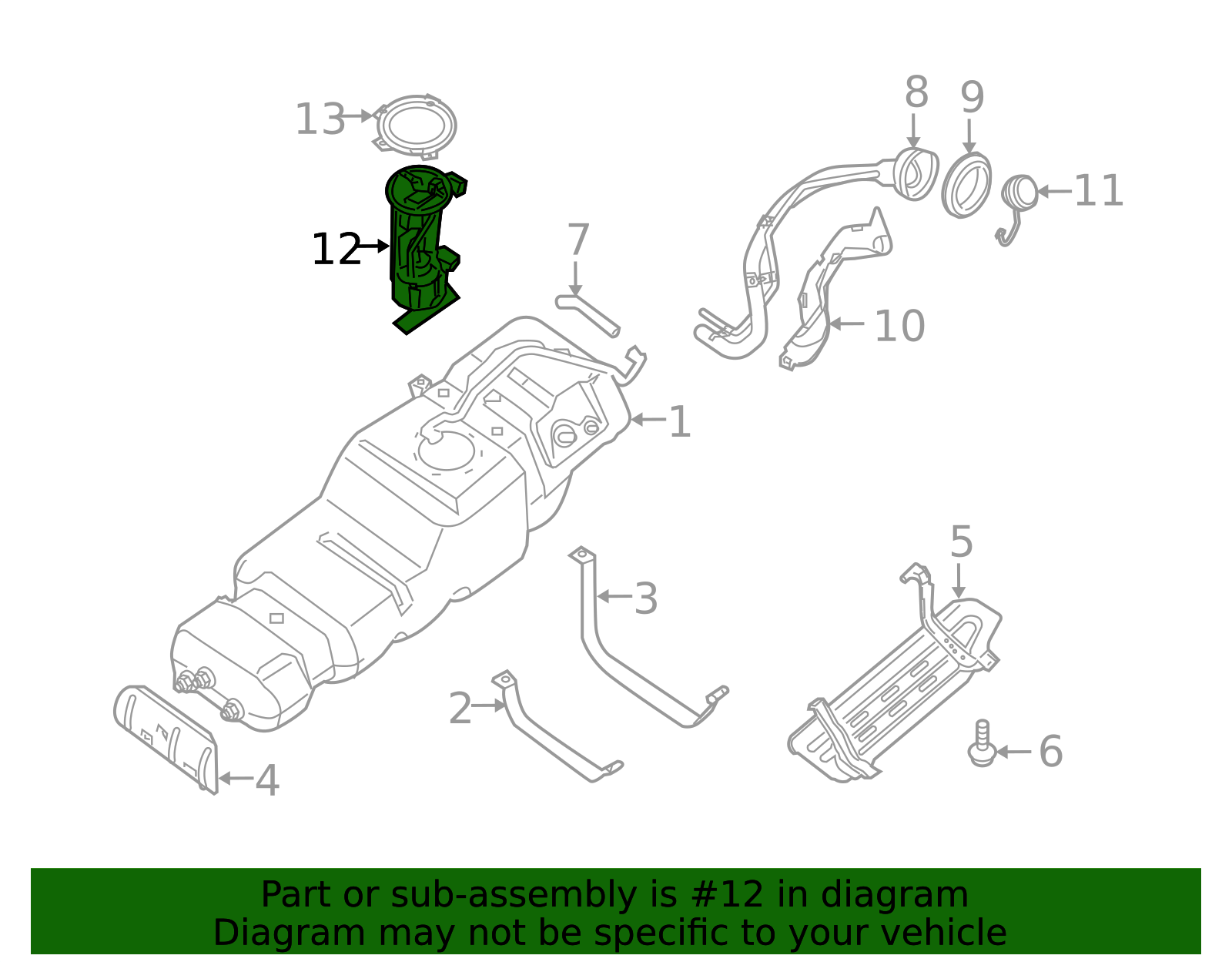 17040ZQ60C - Fuel Pump Assembly 2006-2010 INFINITI QX56 | Infiniti of ...