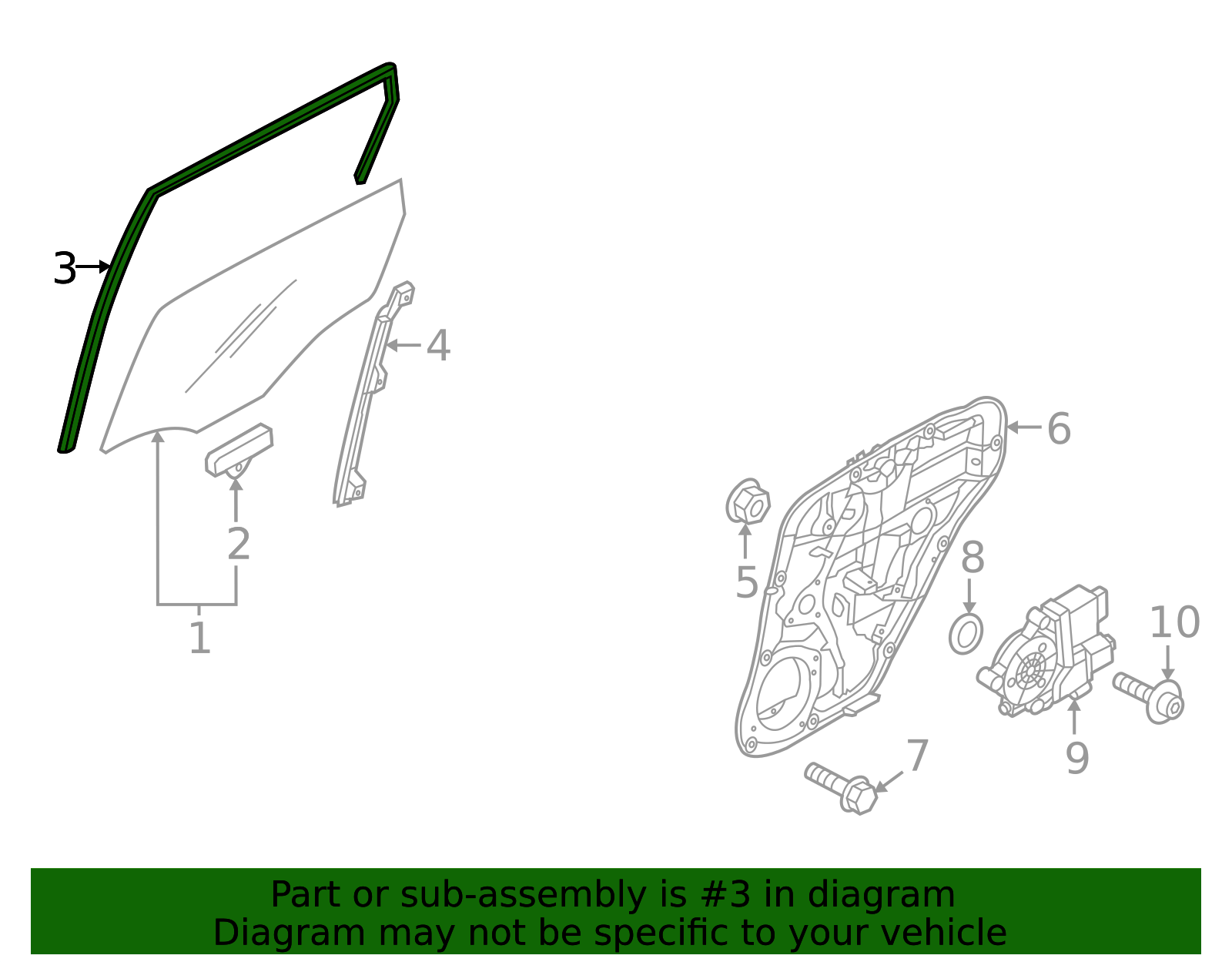 83530-P1000 - Run Channel 2023-2025 Kia Sportage | Kia.Parts Store