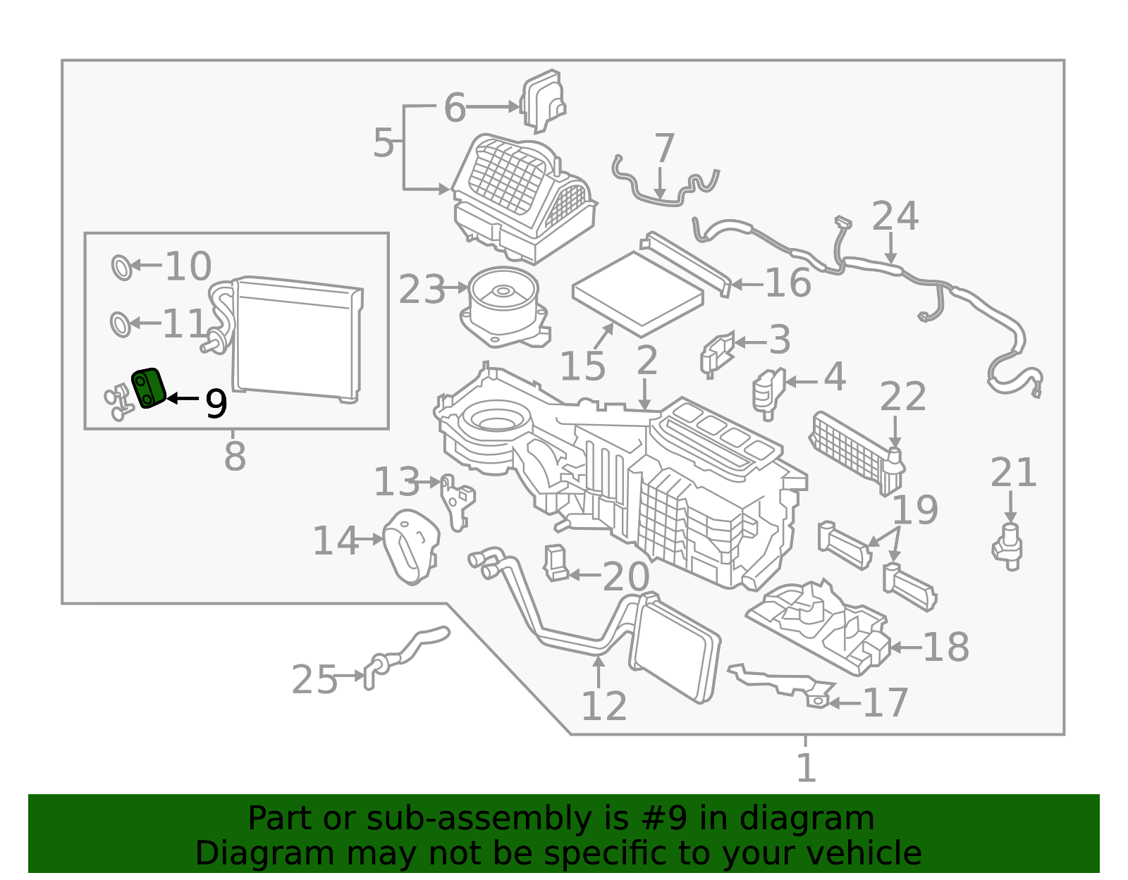 92200-9FU0A - Expansion Valve 2018-2024 Nissan | Official Nissan Parts ...
