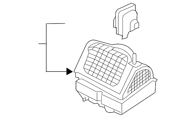 2016-2024 Nissan Air Inlet 27210-EZ00A | Nissan RVA