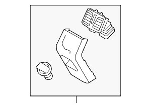 Hyundai - 84640-C2000-TRY - Rear Cover - 2015-2017 Hyundai Sonata | OEM ...