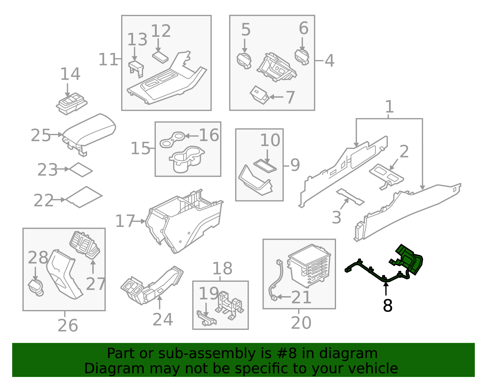 Hyundai - 84624-C1100 - Harness - 2015-2017 Hyundai Sonata | OEM ...