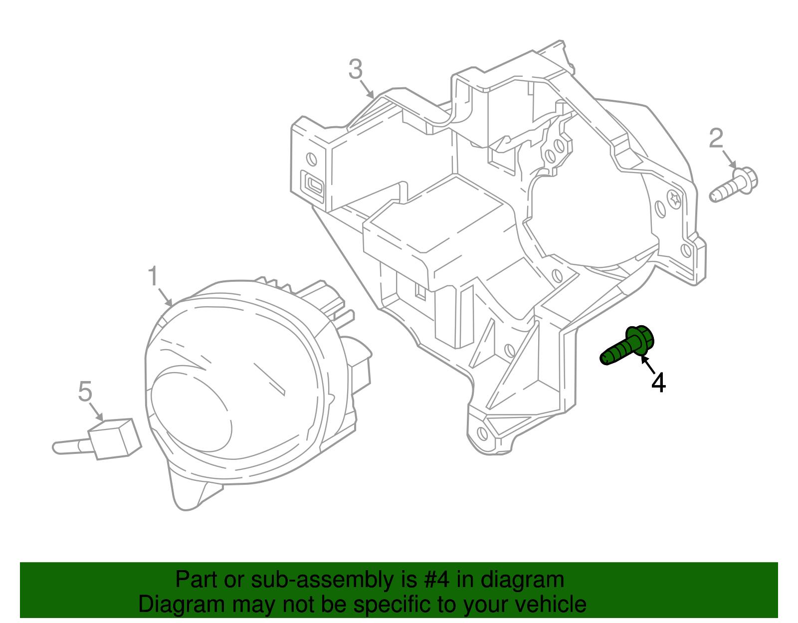 9973-50-514 - Center High Mount Stop Light Screw - 2014-2025 Mazda ...