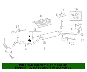 17581-17020 - High-Quality Center Pipe Damper for 2008-2021 Lexus ...