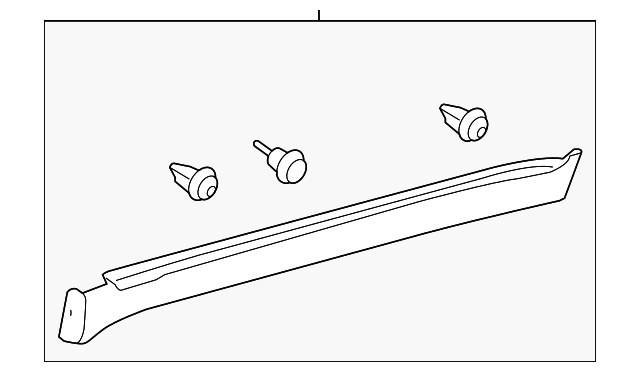 2008-2011 Toyota Land Cruiser Rocker Molding 75850-60040-J0 | Toyota ...