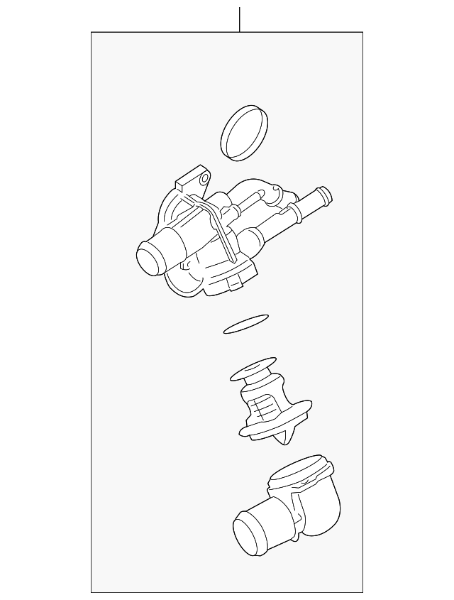 2007-2012 Ford | Thermostat Housing | 8M8Z-8A586-F | Walls' Ford Parts