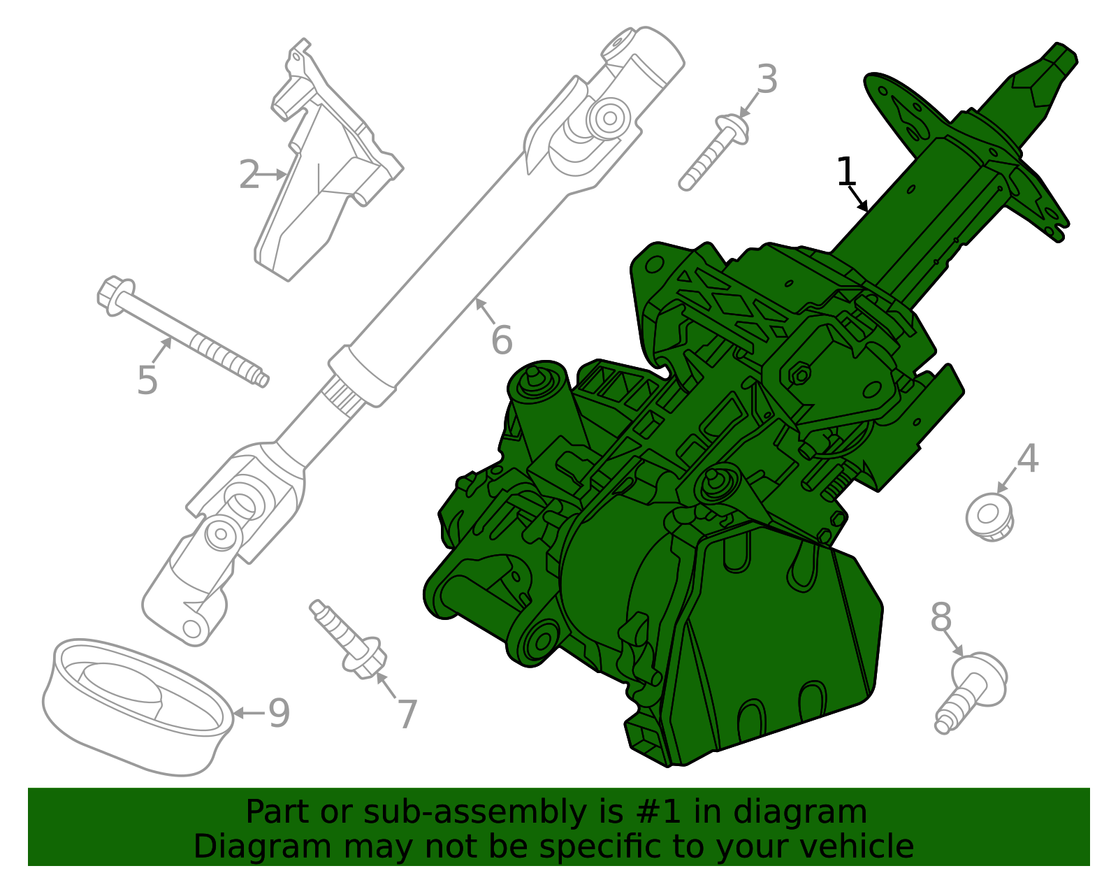 2020-2022 Lincoln Corsair | Steering Column | LX6Z-3C529-BY | Walls ...