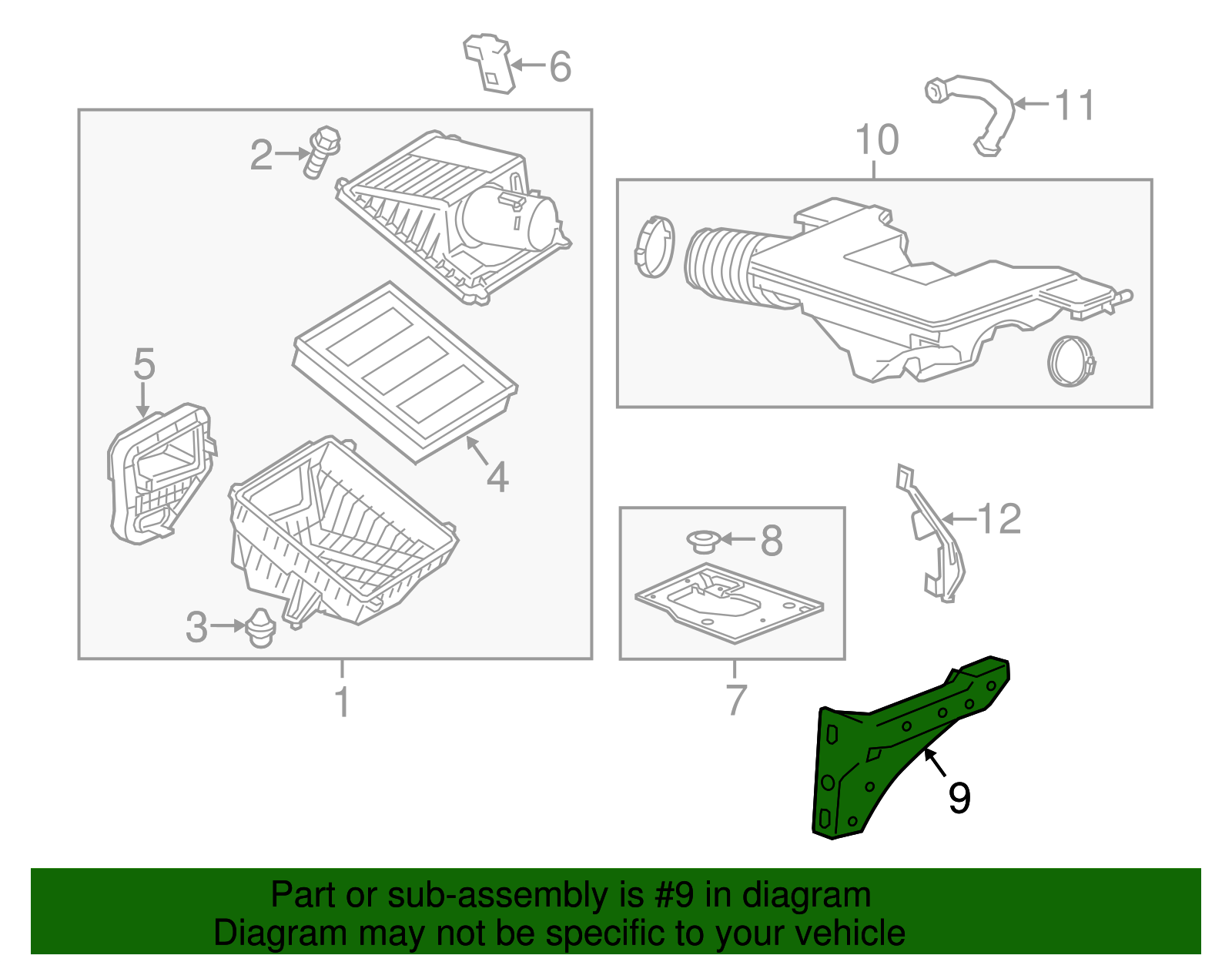 84129816 - High-Quality Air Cleaner Bracket for 2014-2020 GM ...