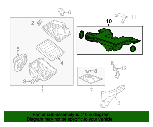 2014-2020 GM Duct (Replaces Part Number 22738661 85002132 GM ...