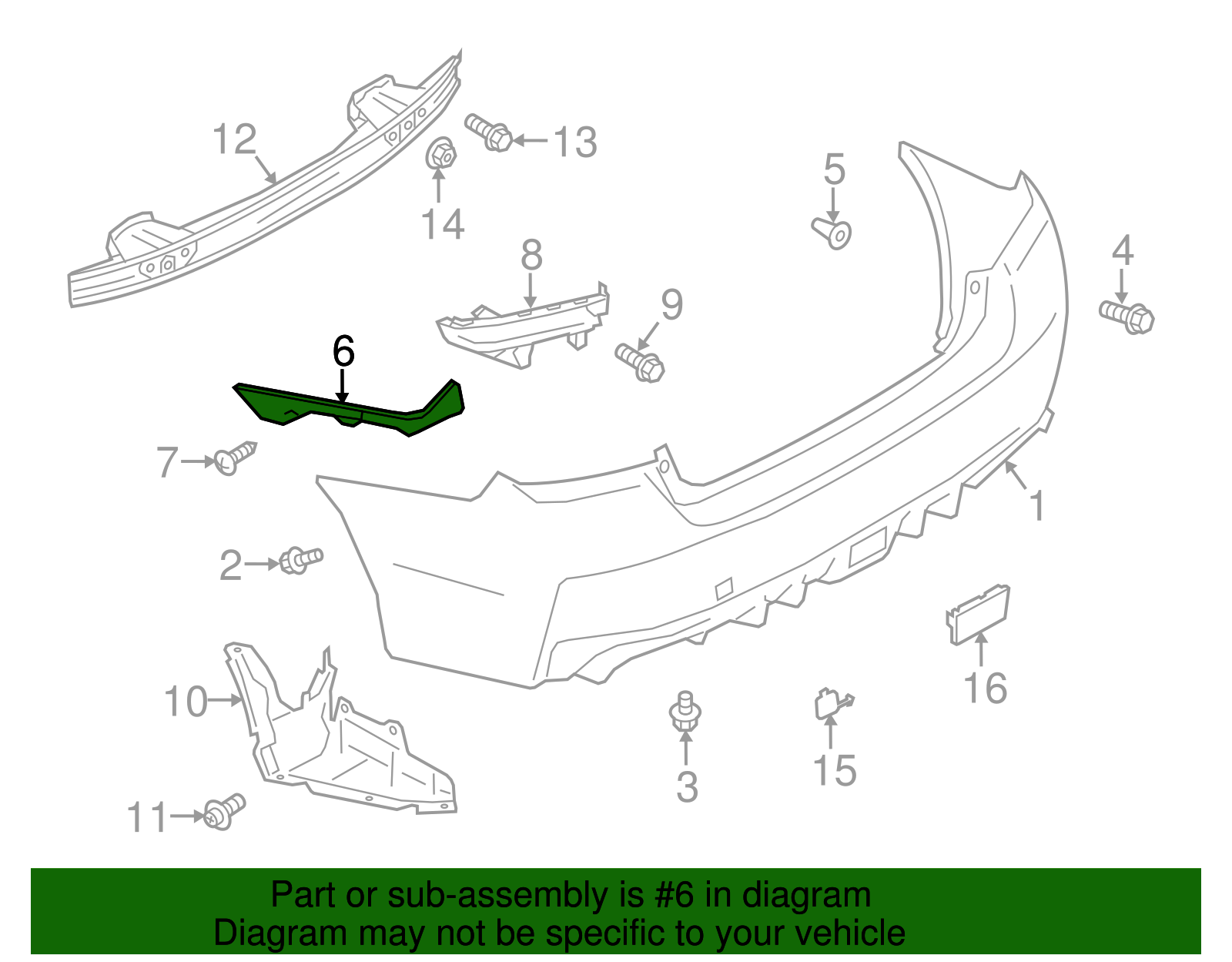 57707VA121 - Upper Bracket 2015-2021 Subaru | Subaru Parts Exchange