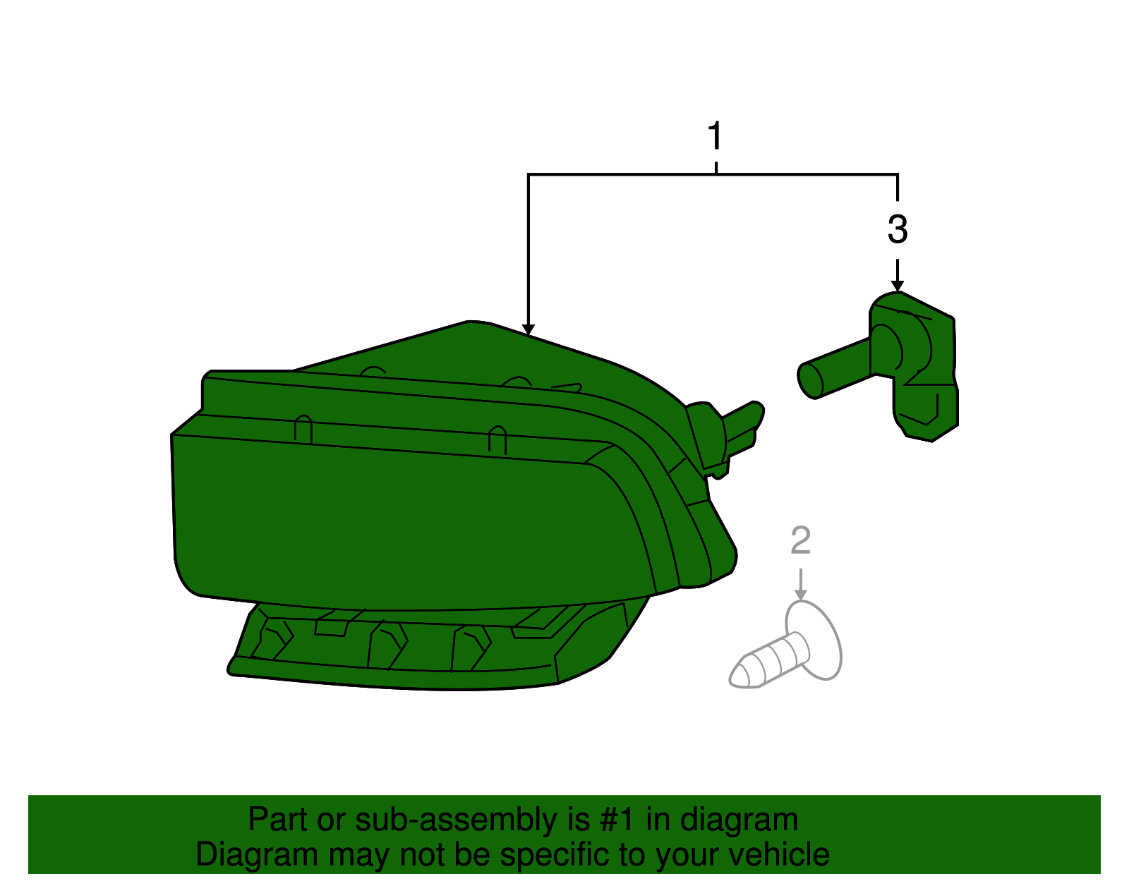 19434278 - Lamp 2005-2013 Chevrolet Corvette | GM Wholesale Direct